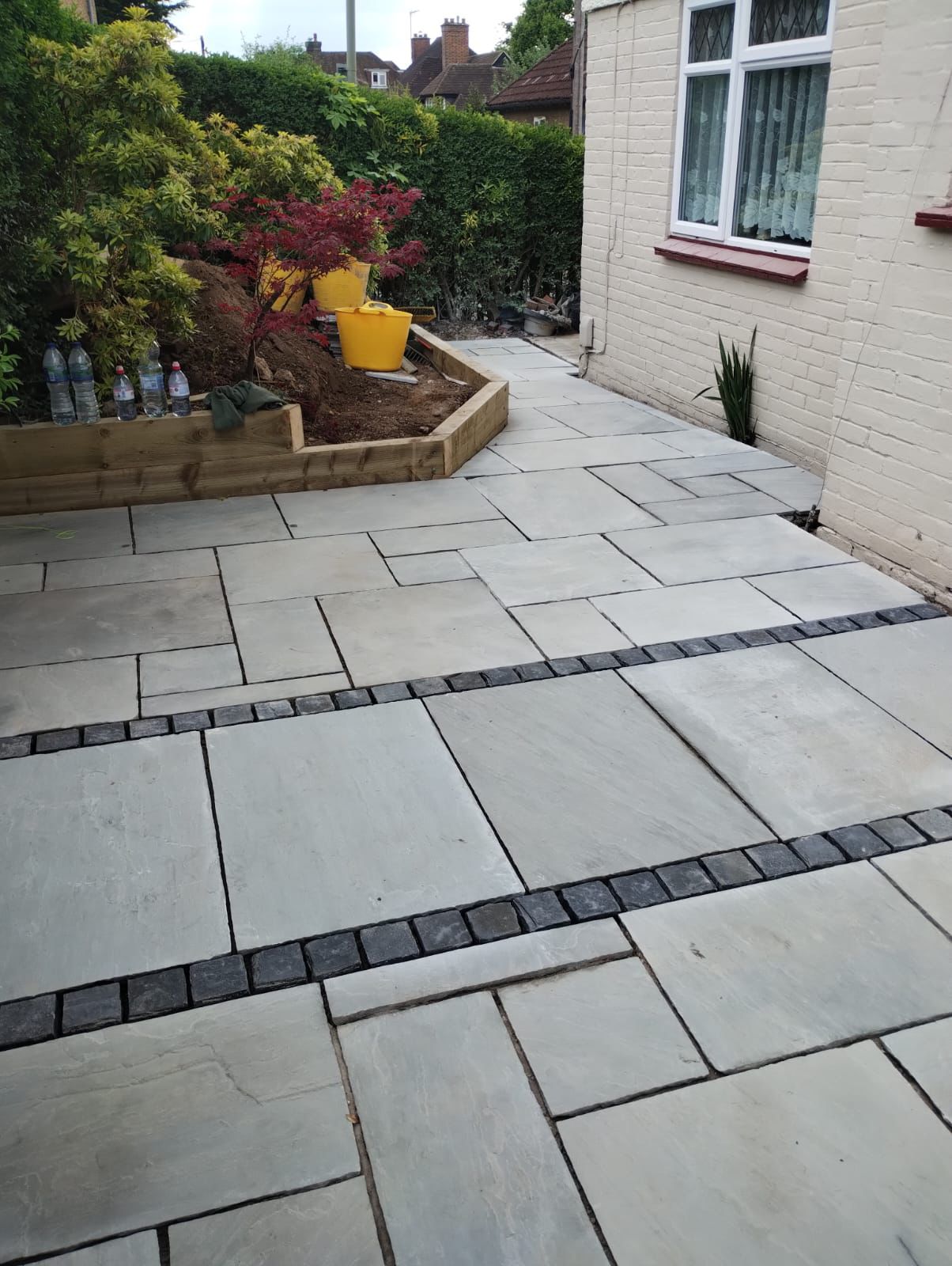 Driveway and path paving - SS Building Work LTD